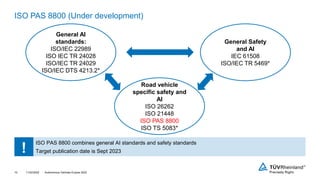 UPCOMING REGULATIONS AND SAFETY STANDARDS FOR AUTONOMOUS VEHICLES | PPT