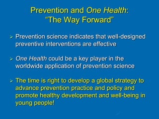 Promoting Healthy Child and Adolescent Development Prevention and the ...