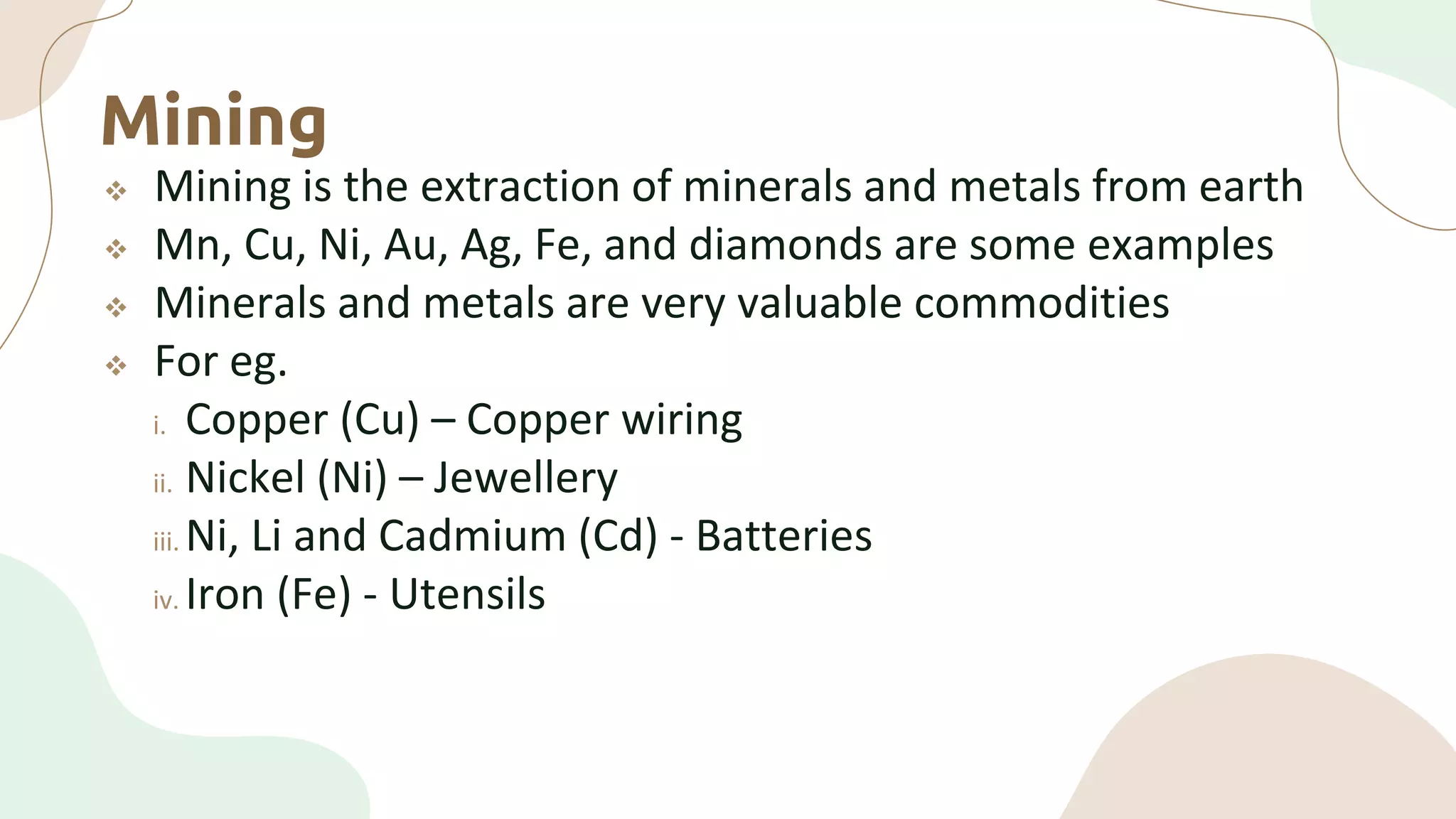 EIA for Major development projects - Mining projects | PDF