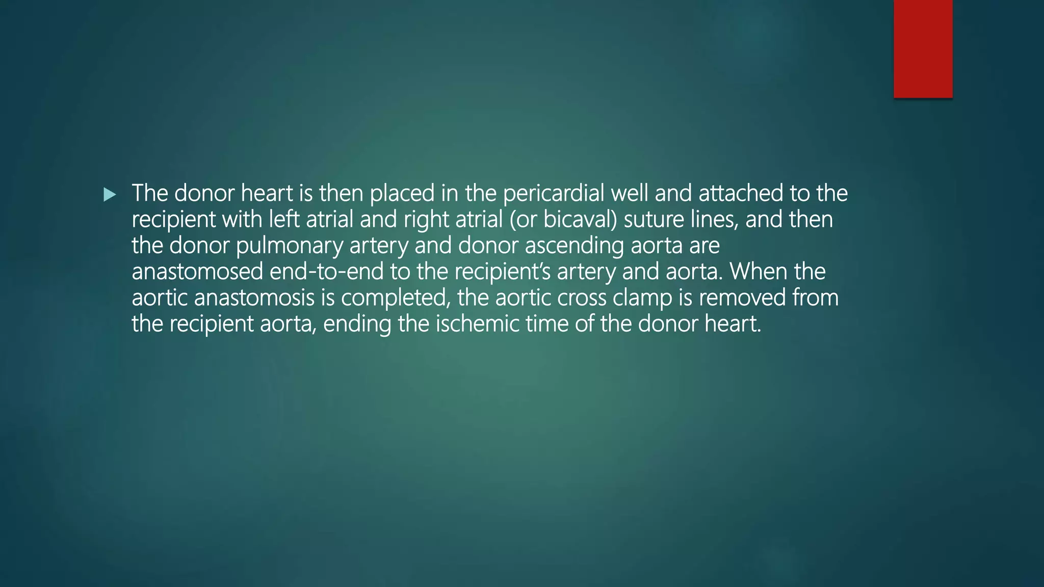 HEART TRANSPLANTATION SUGERY | PPTX