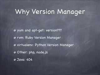Jenv: Java Environment Manager | PPT
