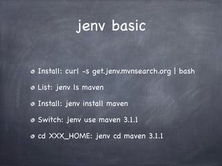 Jenv: Java Environment Manager | PPT