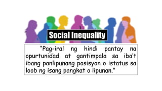 Isyu ng Social Inequality suliranin sa edukasyon sa Pilipinas | PPTX