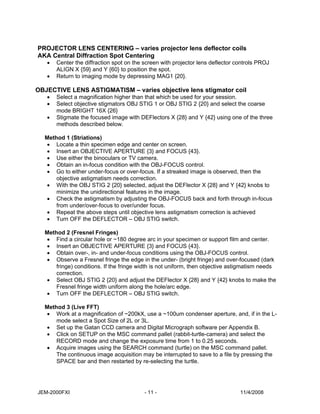 Jeol2000 fx inst | PDF | Cameras and Camcorders | Consumer Electronics