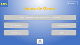"The Ultimate Jeopardy Trivia Game Show" | PPT