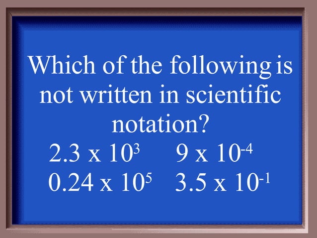 Exponents, Fractions And Factors | PPT