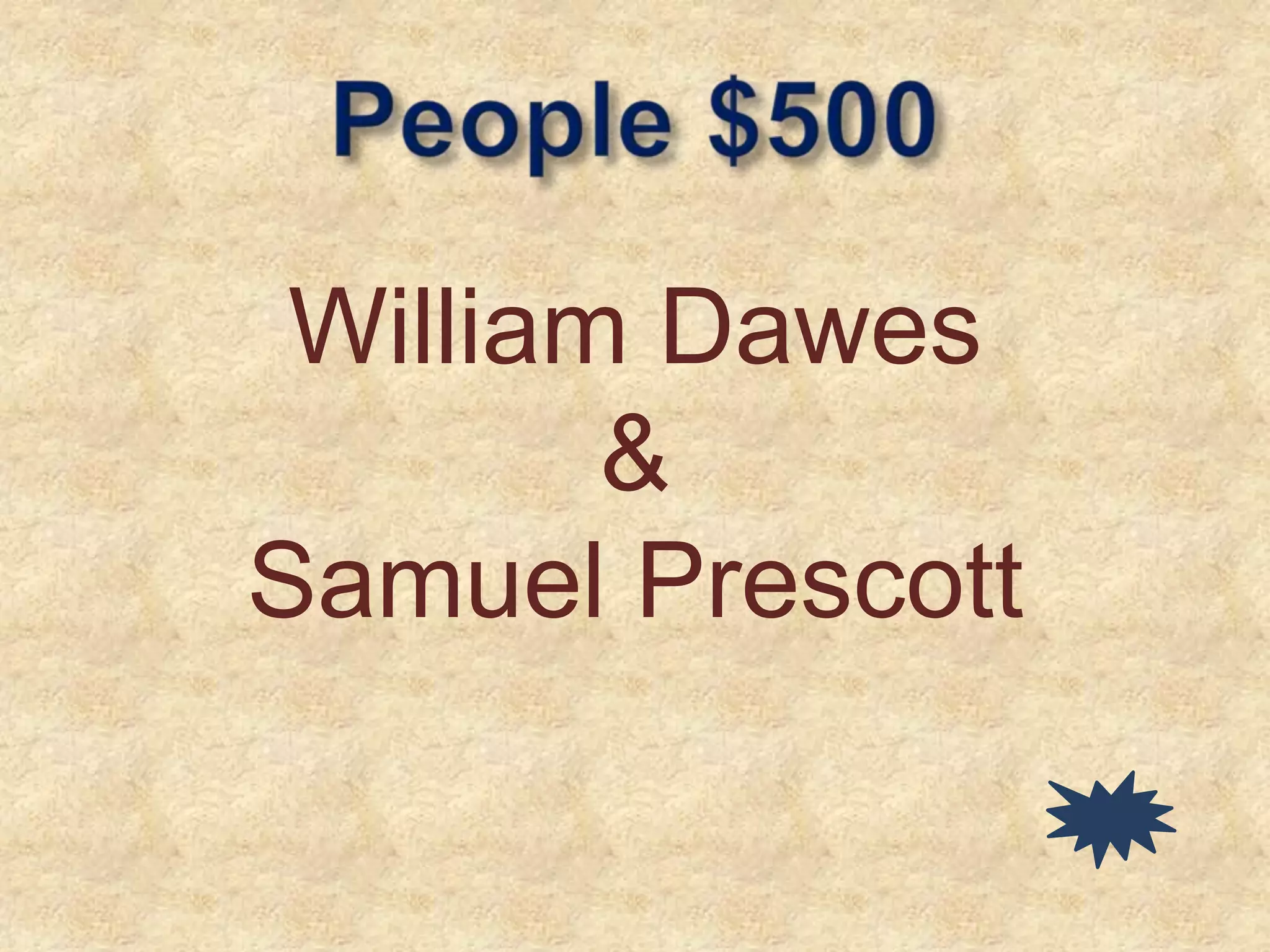 Jeopardy american revolution | PPTX