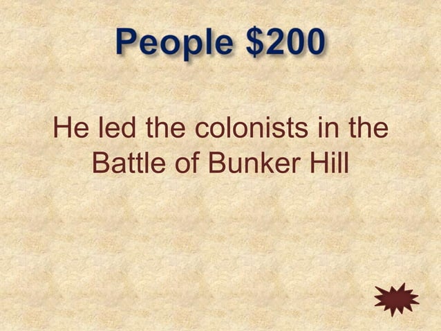 Jeopardy american revolution | PPT