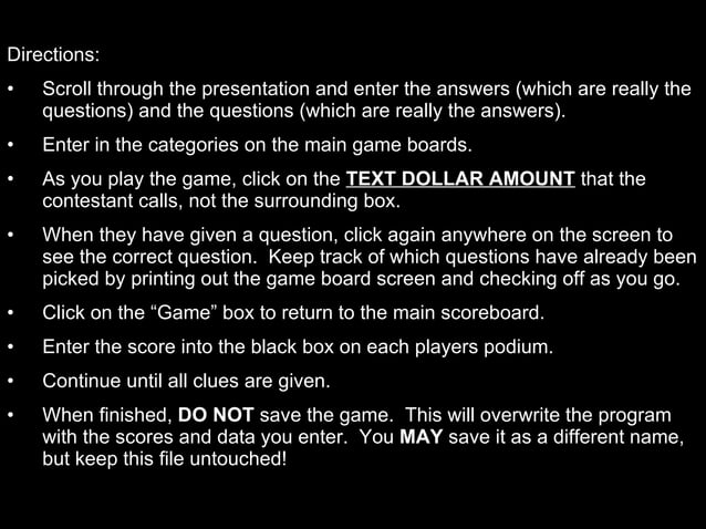 Jeopardy Civil War Games | PPT