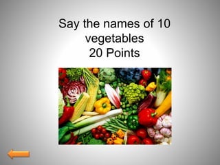 Jeopardy - Food | PPTX