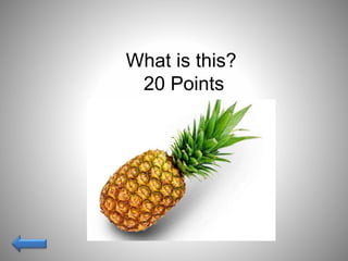 Jeopardy - Food | PPTX