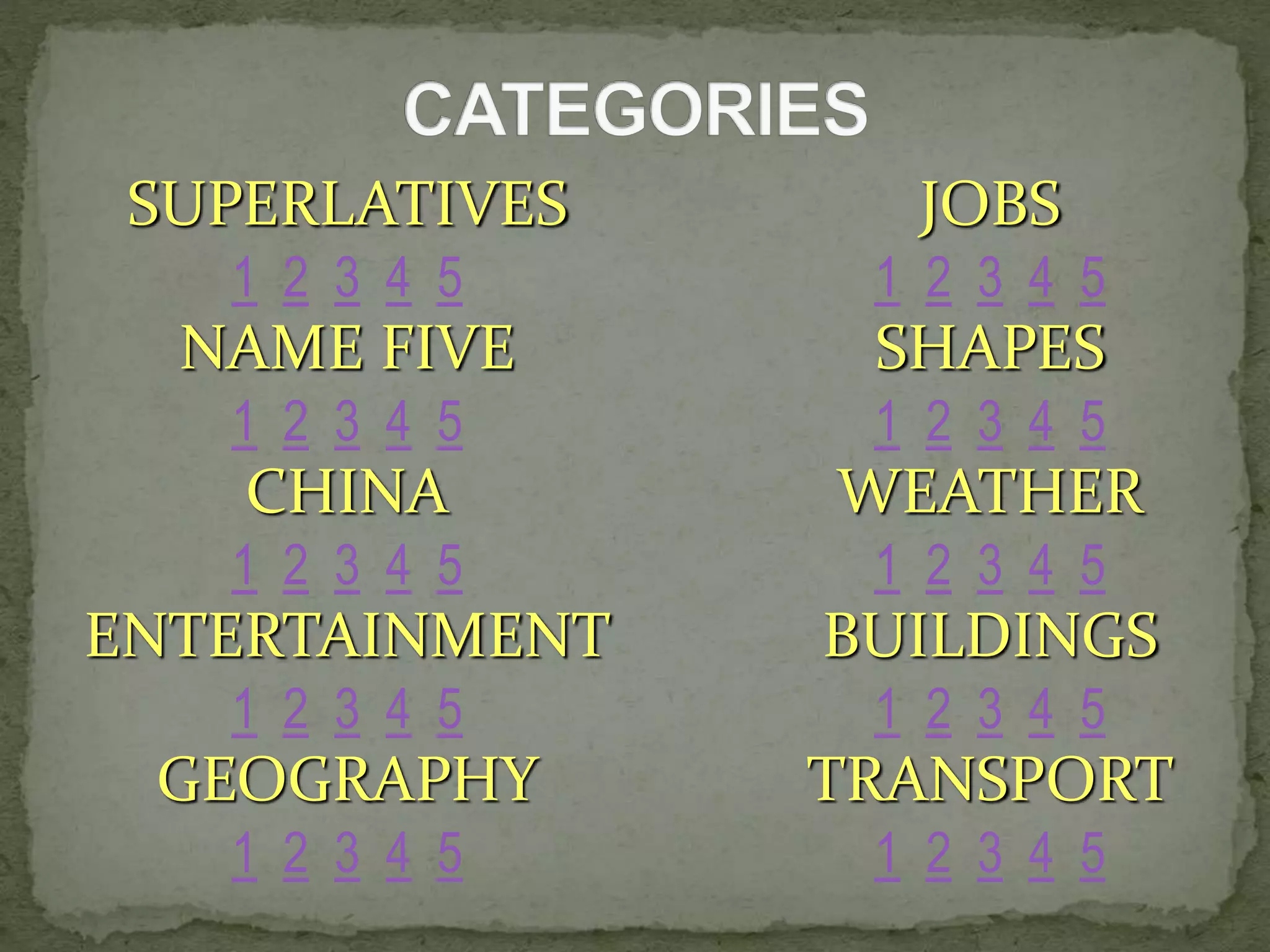 Comparative Superlatives Adjectives JEOPARDY | PPTX