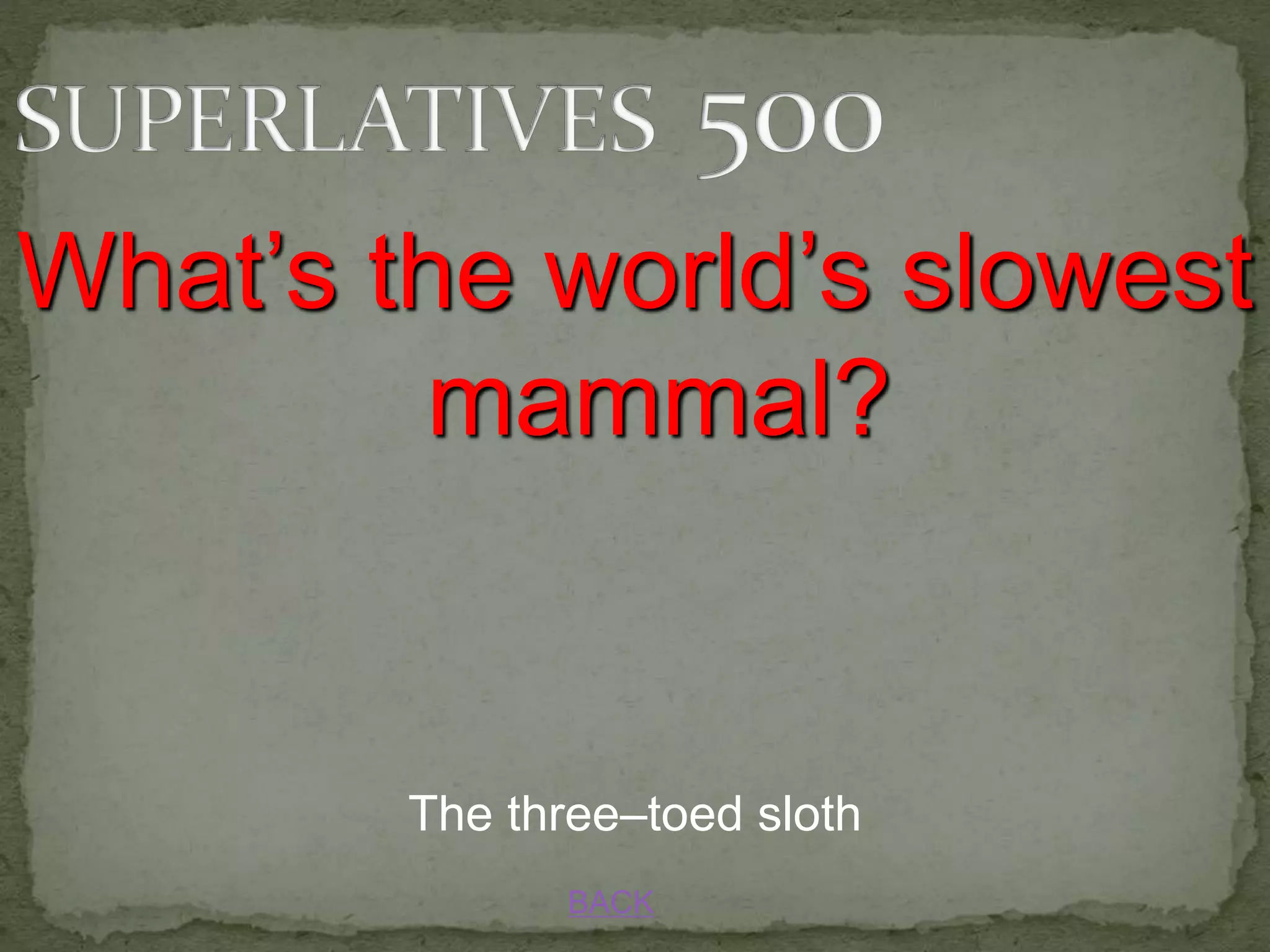 Comparative Superlatives Adjectives JEOPARDY | PPTX