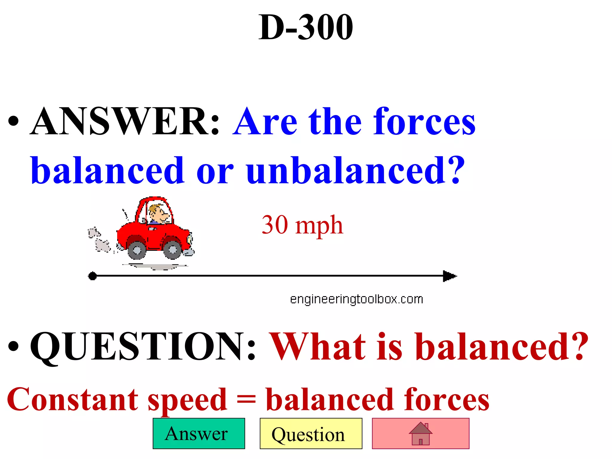 Jeopardy newtons laws | PPT