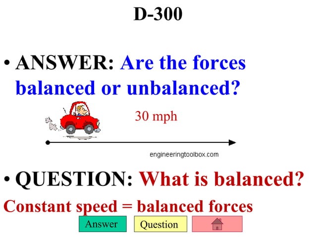 Jeopardy newtons laws | PPT