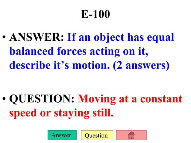 Jeopardy newtons laws | PPT