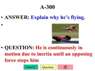 Jeopardy newtons laws | PPT