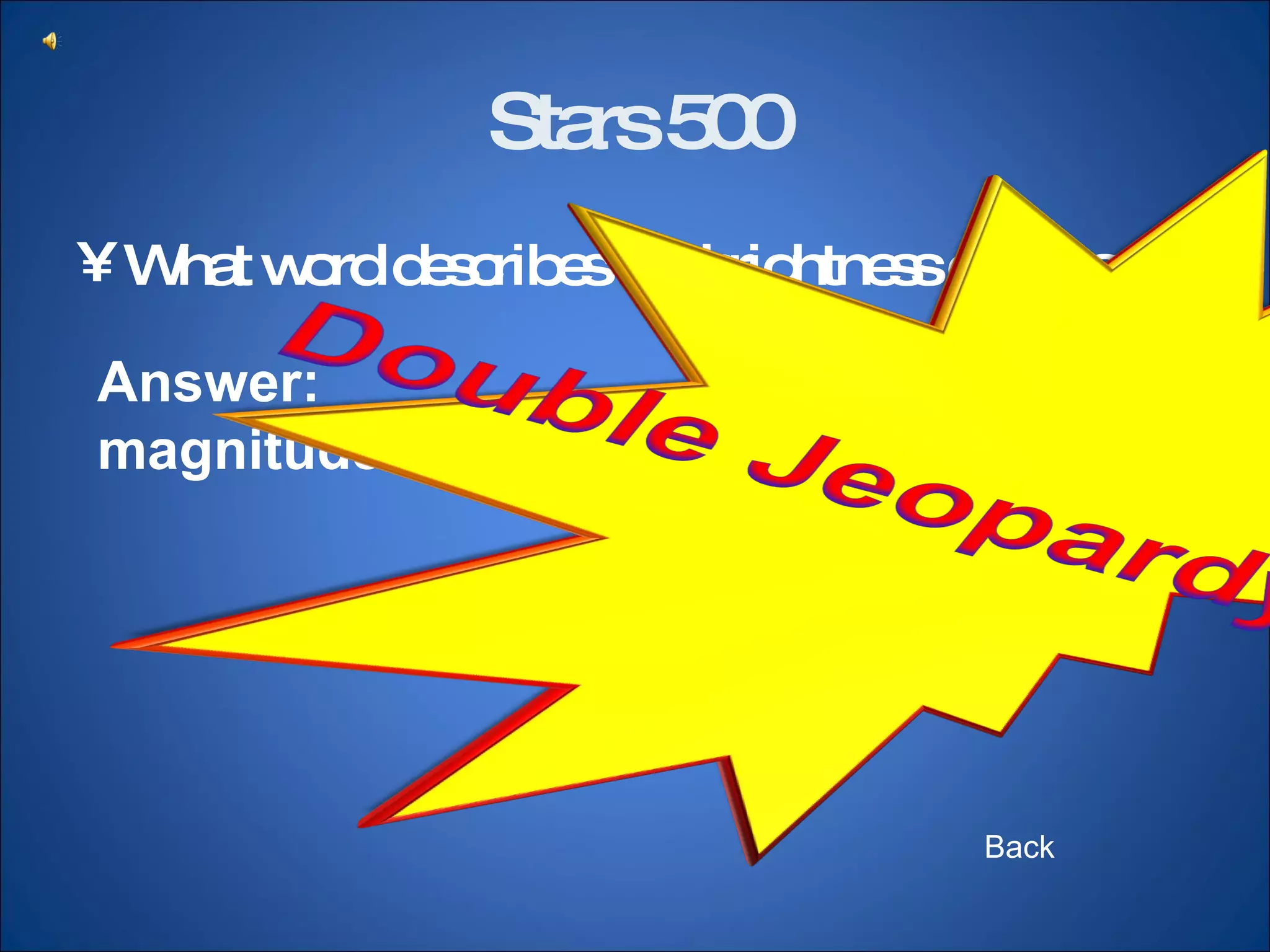 Jeopardy Science Chapter 4 Space | PPT