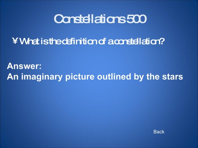 Jeopardy Science Chapter 4 Space | PPT