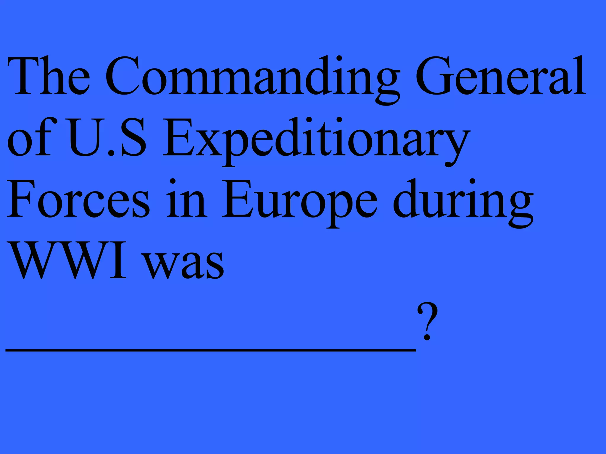 WWI Jeopardy Review game | PPT