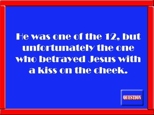 Bible Jeopardy Part 1 | PPTX