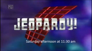 Jeopardy! (1997, Behind the Scences) Promo | PPT