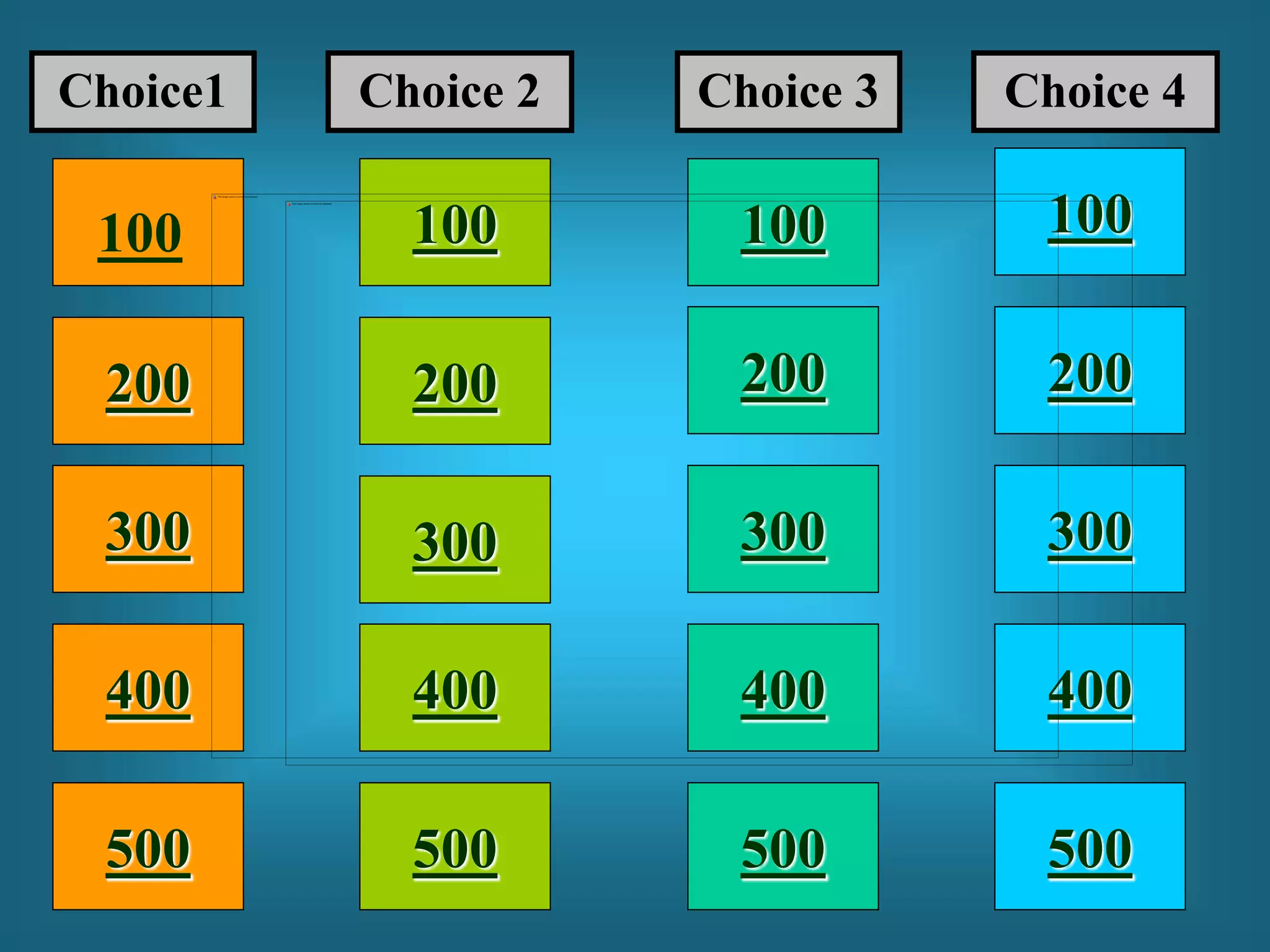 Jeopardy1 template | PPT
