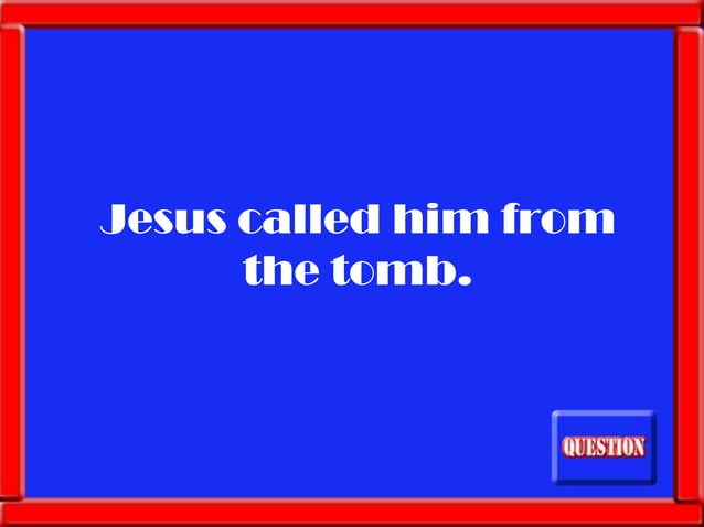 Bible Jeopardy Part 3 | PPTX
