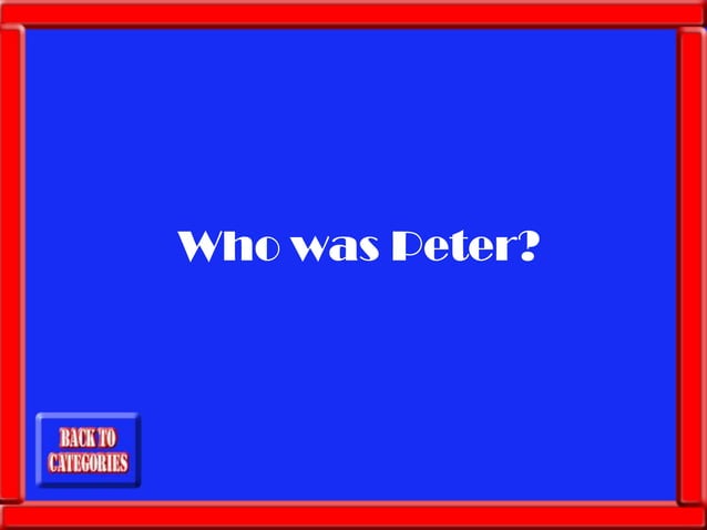 Bible Jeopardy Part 3 | PPTX