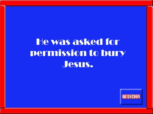 Bible Jeopardy Part 3 | PPTX