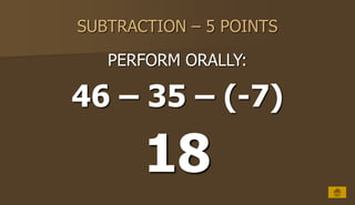 Jeopardy (addition subtraction) | PPTX | Games and Puzzles | Hobbies ...