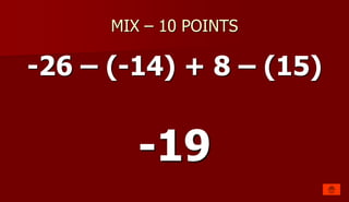 Jeopardy (addition subtraction) | PPTX