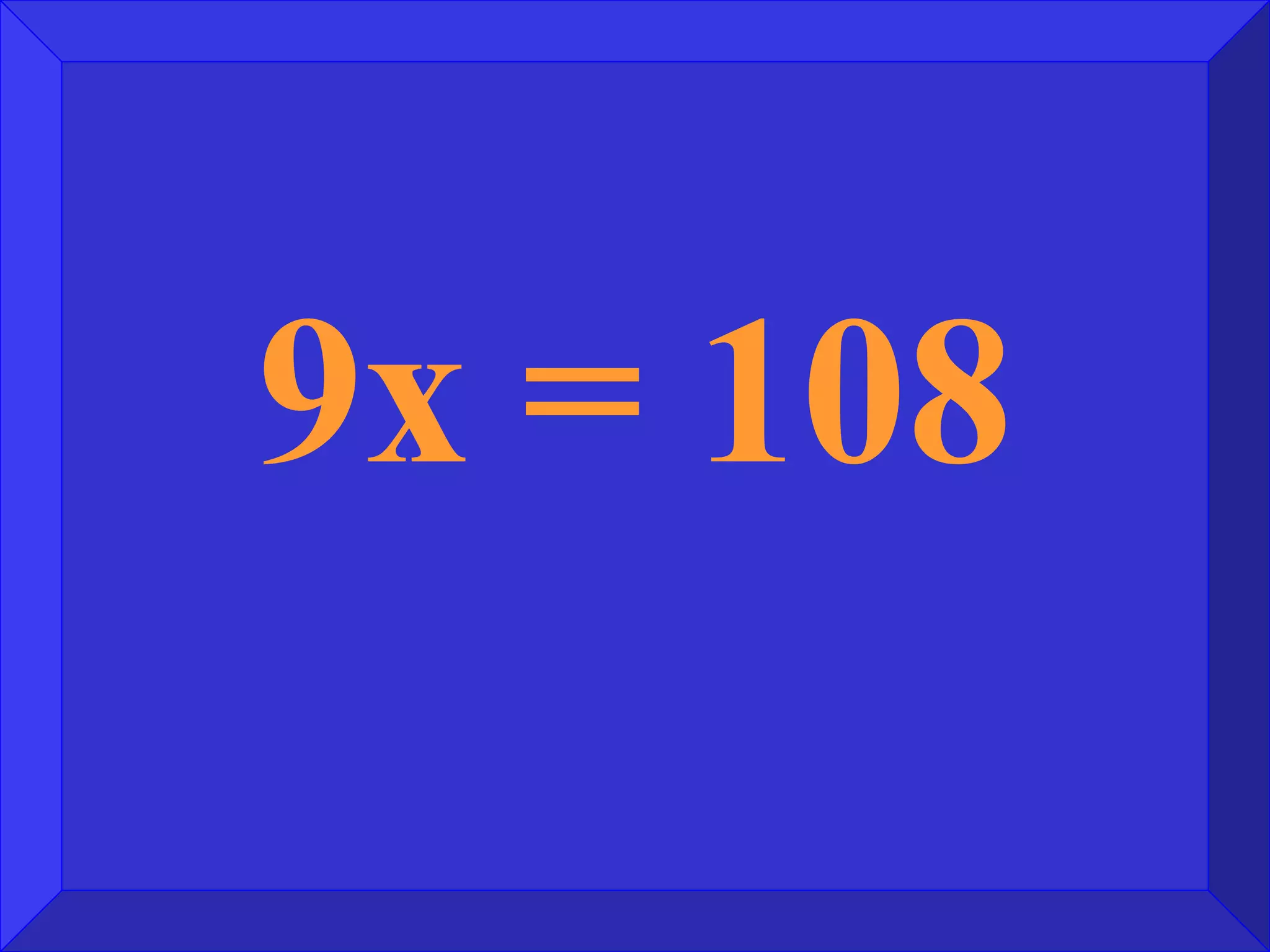 Jeopardy algebra equations_test | PPT