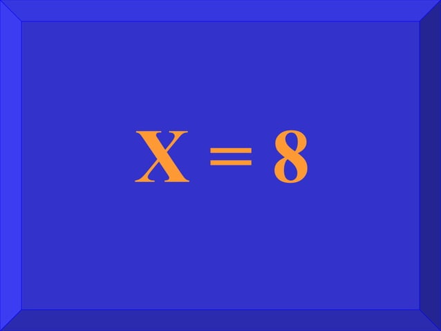 Jeopardy algebra equations_test | PPT