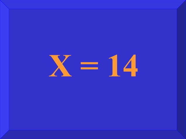 Jeopardy algebra equations_test | PPT