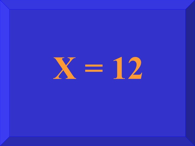 Jeopardy algebra equations_test2 | PPT