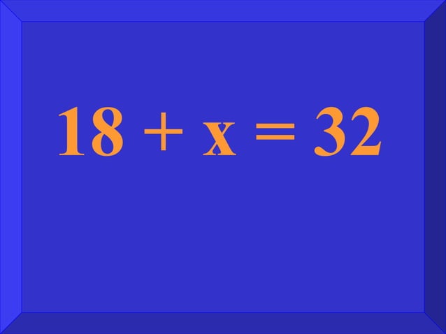 Jeopardy algebra equations_test2 | PPT