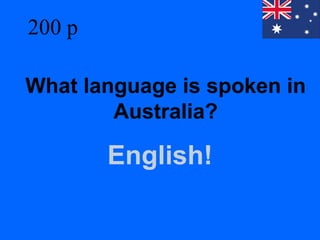 Jeopardy australia game | PPT