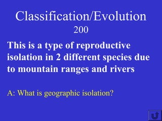 Jeopardy biology keystone module2 | PPT