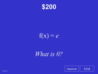 Jeopardy derivatives | PPT