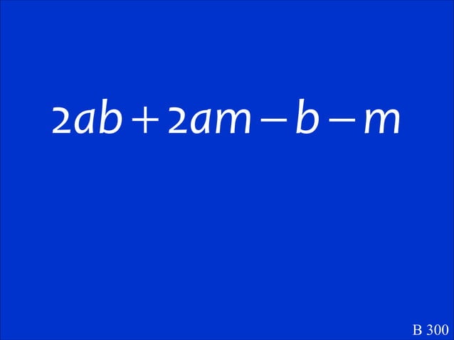 Jeopardy factor review | PPT