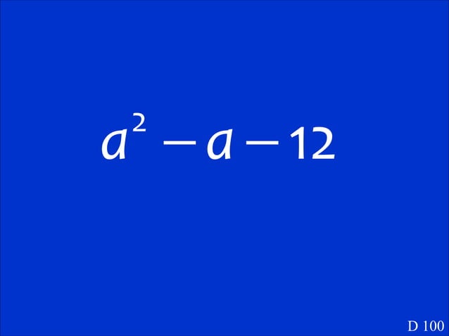 Jeopardy factor review | PPT