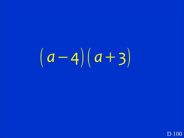 Jeopardy factor review | PPT