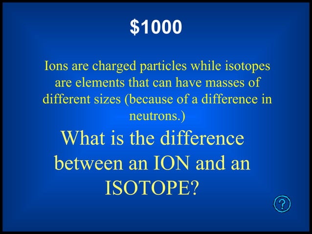 Jeopardy first semester review (Averkamp p | PPT