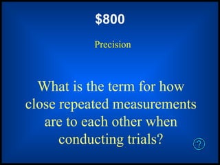 Jeopardy first semester review (Averkamp p | PPT