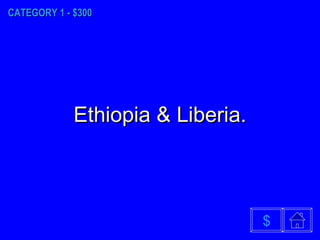 Jeopardy for history of africa | PPT