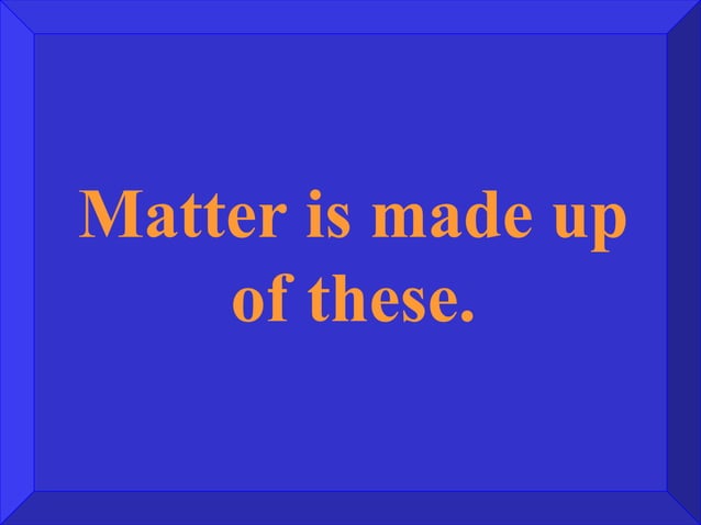 Jeopardy game chemistry | PPT | Chemistry | Science