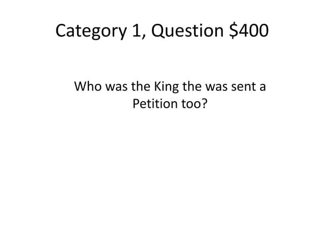 Jeopardy Game Fourth Grade Standards | PPTX