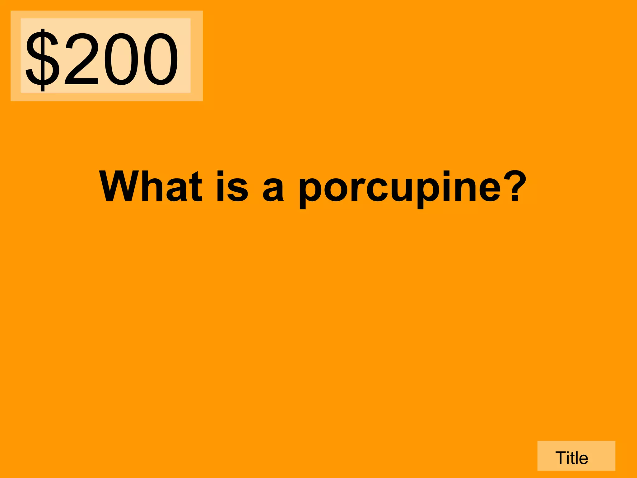 Jeopardy(hatchet) | PPS