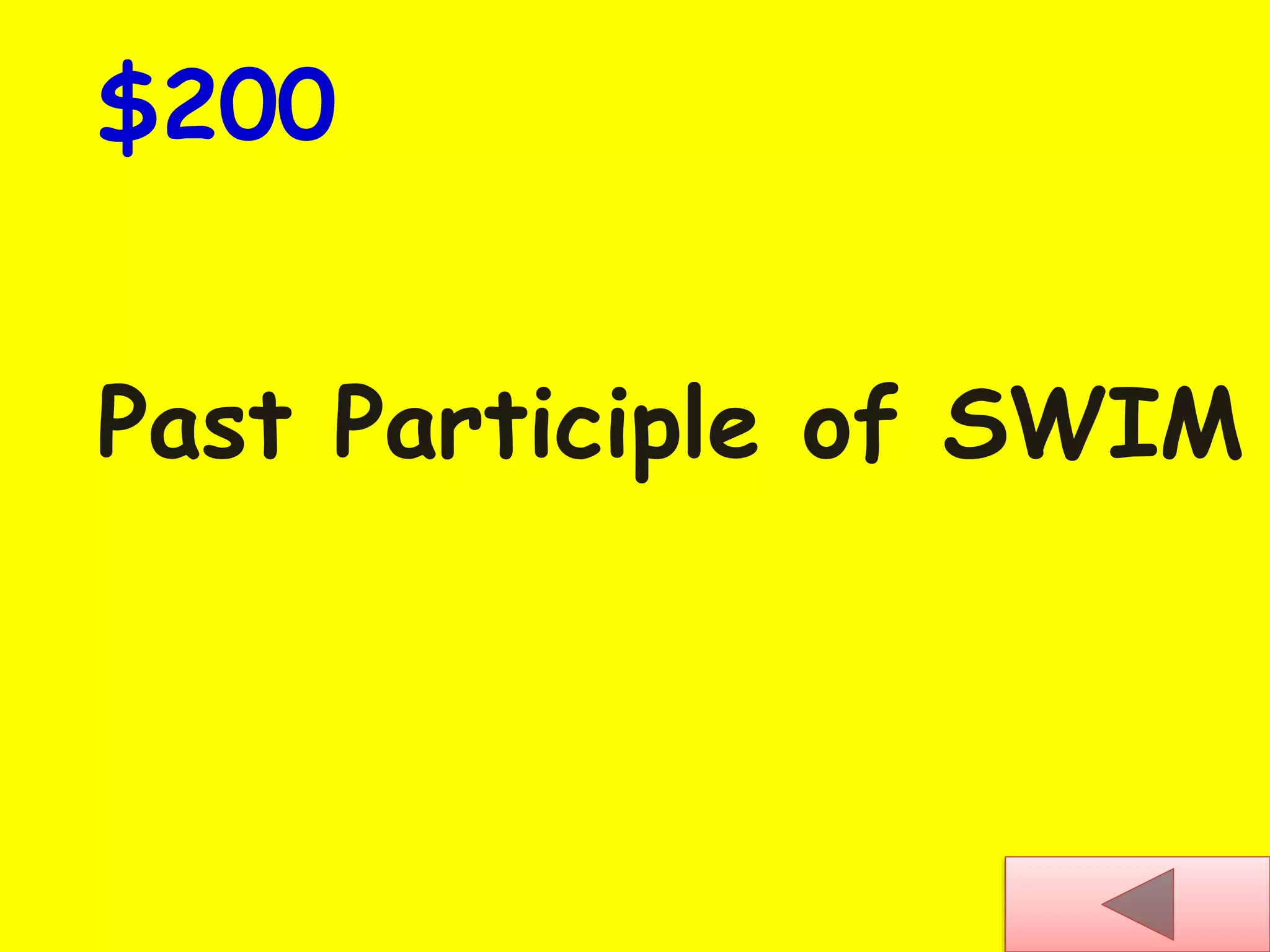 WHO WANTS TO WIN MILLIONS WITH IRREGULAR VERBS? | PPTX